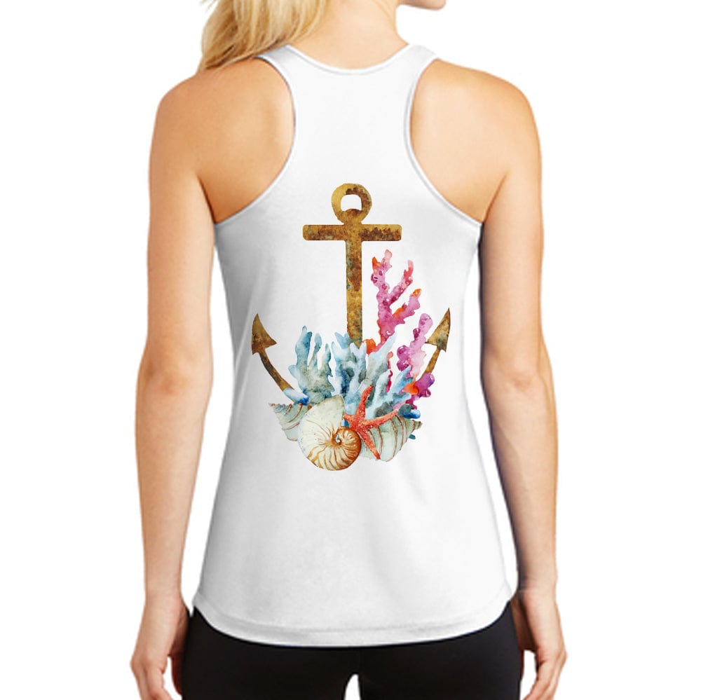 Anchor Illustration Tank – Basic Beaches Collective