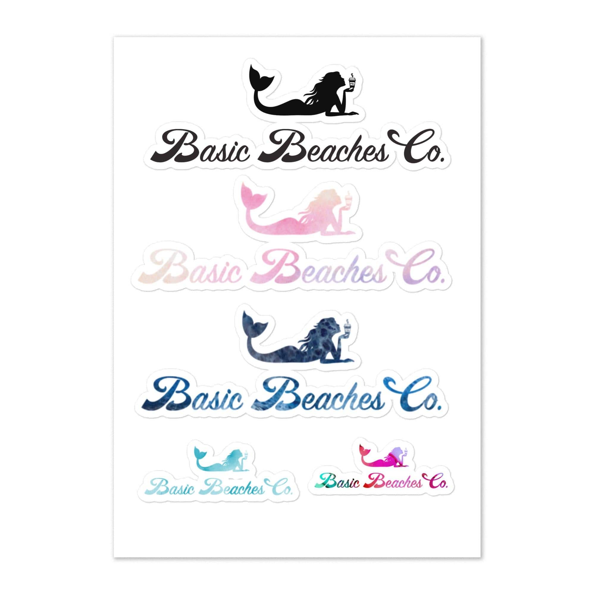 Basic Beaches sticker sheet – Basic Beaches Collective